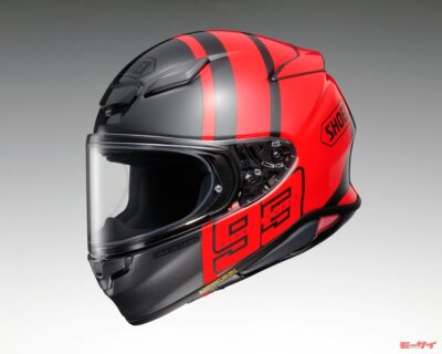幾何学模様の「X-Fifteen MARQUEZ DAZZLE」など、グラフィック系3モデルが新登場！ 【SHOEI】