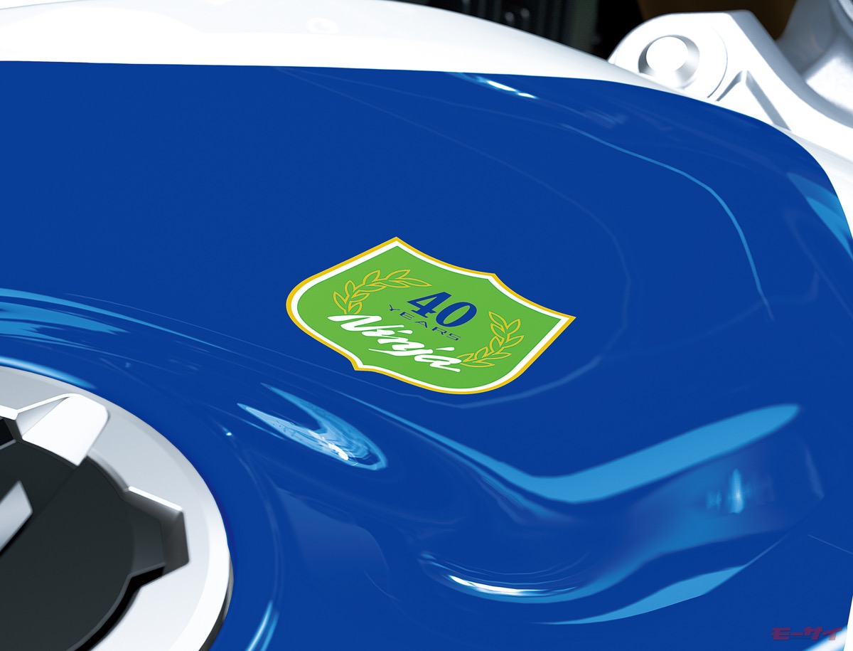 「Ninja ZX-6R 40th Anniversary Edition」がベース車のモデルチェンジと同時に設定！こちらは緑／白／青で159 ...