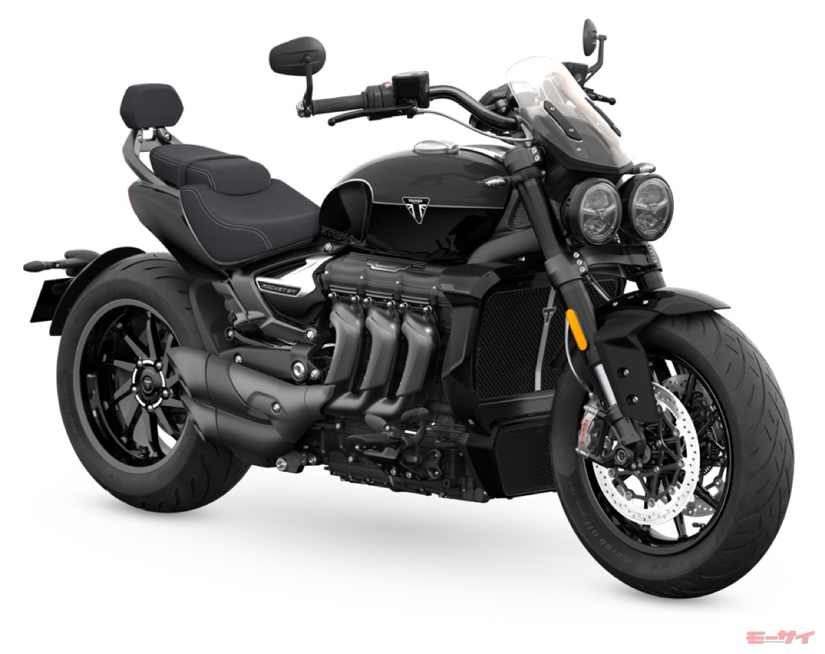 新型「Rocket 3 Storm R／GT」は怒濤の182PS／22.9kgf・m！2458cc3気筒がさらにスペックアップした！
